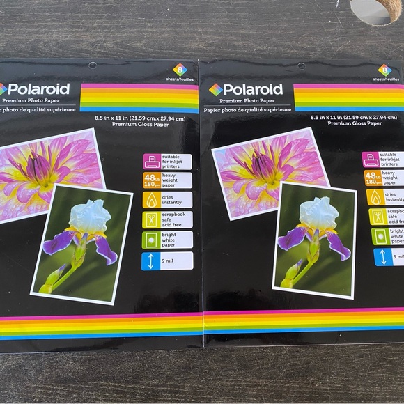 Cameras, Photo & Video | Polaroid Premium Photo Paperlot Of 2 8 Sheet ...